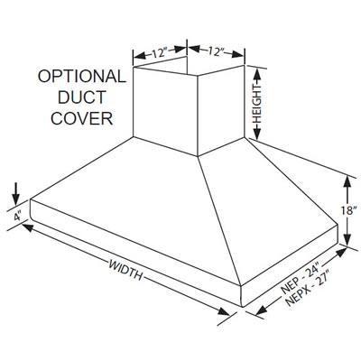 Vent-A-Hood Range Hoods NEPH18-248SS | Appliance Canada